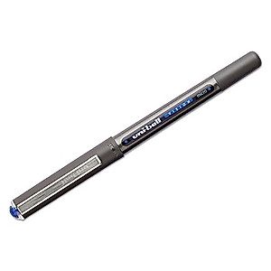 uni-ball 60108 Vision Roller Ball Stick Waterproof Pen Blue Ink Micro Dozen