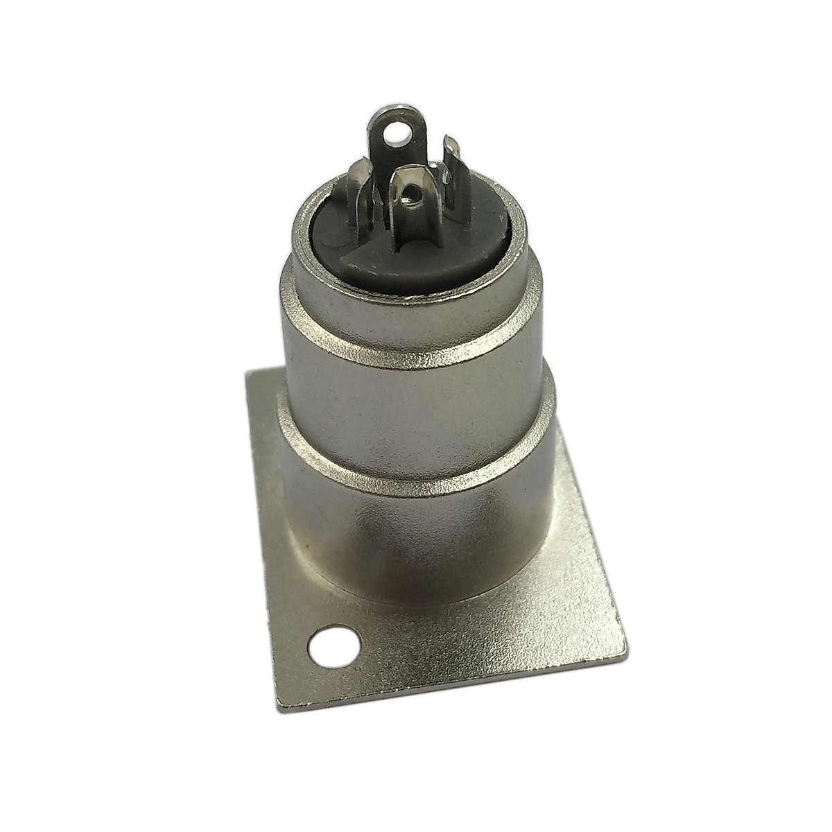 CERRXIAN XLR 3 Pin Female Jack Socket Keystone Wall Plate Panel Mount Audio Microphone Connector Adapter Converter (2-Pack)