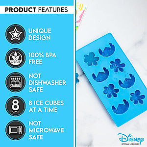 Disney Lilo & Stitch Silicone Mold Ice Cube Tray | Makes 8 Cubes