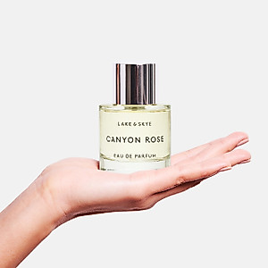 Lake & Skye Canyon Rose Eau de Parfum Spray - Vegan, Cruelty Free & Synthetic Free, 1.7 fl oz (50 ml) - Warm Floral and Vanilla