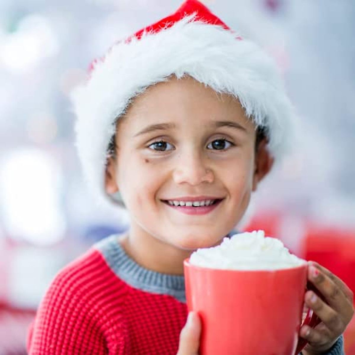 Christmas 2023 Hot Chocolate Melting Balls with Mini Marshmallows, Individually Wrapped Cocoa Melts, Holiday Themed Dessert Drink, Pack of 2, 6 Balls (Milk Chocolate)