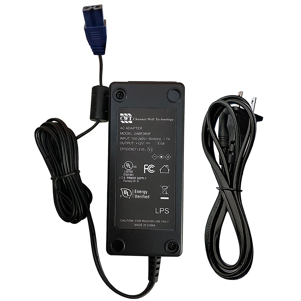 UL Listed 12V 2-Prong AC/DC Adapter Compatible with COD Call of Duty Black Ops 3 Jugger Nog Mini Fridge CallofDuty BlackOps III Juggernog Edition GF15232 idea Planet EF8228 12.0VDC 9.0V Power Charger