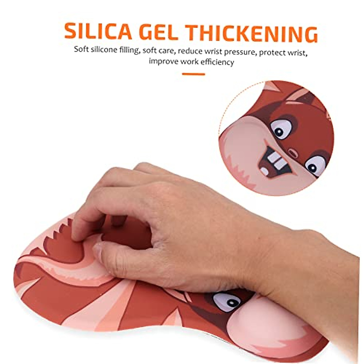 Ciieeo 1pc Wrist Mouse Pad Anti- Slip Pad Pads Computer Pads Gel Wrist Rest for Keyboard Silicone Table Mats Mouse Pad for Laptop Mouse Mat Mouse Pad with Wrist Support Lovely Mouse Pads