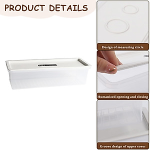 Xbopetda 4 Pack Bacon Container for Refrigerator, Food Grade Plastic Bacon Holder with Lid Airtight, Deli Meat Container for Fridge, Stackable Bacon Storage Container for Fridge Organizers and Storage