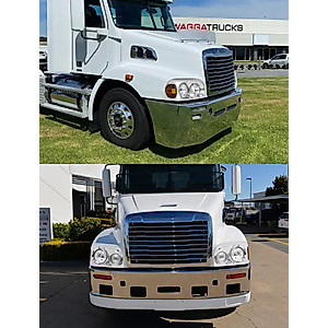 Avsty Headlights Assembly for Freightliner Century 2004 2005 2006 2007 2008 2009 2010 2011 2012 2013 2014 2015 Headlamp(Chrome)