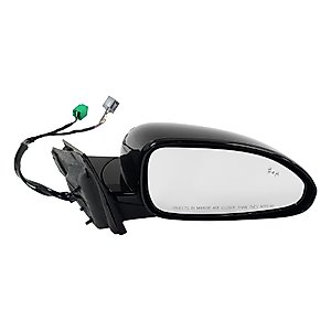 Kool Vue Passenger Side Power Heated Mirror for Buick Enclave 2013-2017 Power Fold With Signal Light, Blind Spot Monitor & Memory Paintable