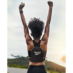 Reebok Women's Backpack - Sydney Lightweight Mini Shoulder Purse - Casual Gym Bag for Kids, Teens, and Adults, Size One Size, Deep Quartz