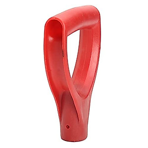 ALHAQ Plastic Scoop Poly Handle Lawn Farm Garden Snow Removal Spade Fork Shovel (Color : Red)