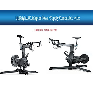UpBright 12V 5A AC/DC Adapter Compatible with Wahoo WFBIKE1 Kickr Bike V1 WFBIKEI Fitness Indoor Training Smart Bicycle Trainer Cycling DC12V 5000mA 60W 12VDC Power Supply Cord PS Battery Charger PSU