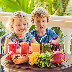 50 Pcs Silicone Straw Elbows Tips Rubber Metal Straws Tips Covers Reusable Straws Soft Drinking Silicone Straw Tips Only Stainless Steel Straw with 2 Brush (1/3 Inch, 8 mm)