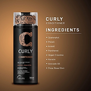 Truss Curly Shampoo and Conditioner Set Bundle