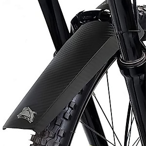 kingsea Mountain Bike Mud Guard,Adjustable Carbon Fiber MTB Fenders -Universal Front or Rear MTB Fender Compatible with 20"/24"/26"/27.5"/29" Mountain Bike Mudguards - Soft Shell