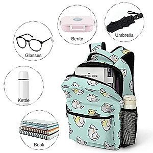 Cute Cockatiel Birds Travel Backpack Casual Sports Bag Oxford cloth suitable For Study Shopping traveling camping