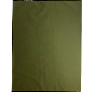 Mybecca Canvas Marine Fabric 600 Denier Indoor/Outdoor Olive 1 Yard (36" x 56")(Cut Folded & Separately by Prime)