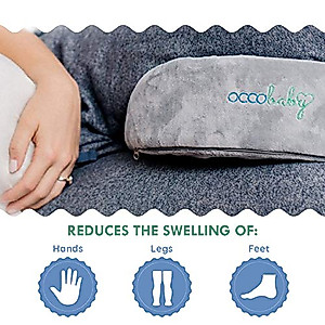 OCCObaby Pregnancy Wedge Pillow for Sleeping | Small Wedge Pillow for Travel for Back Support | Wedge Pillow for Side Sleeping | Belly Wedge Pillow