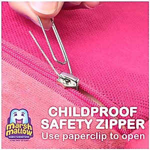 MARSHMALLOW Furniture, Disney Princess 3-in-1 Slumber Sofa, Foam Toddler Nap Mat with Attached Blanket