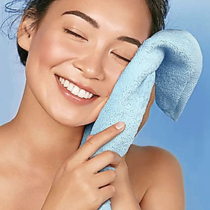 Cleanbear 100% Cotton Wash Cloths 12 Pack Bath Washcloths Facecloths, 13 by 13 Inches Large Bathroom Washcloth Set 12 Assorted Colors (Multi, 12)