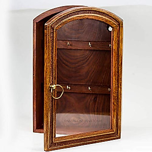 Nagina International Wooden Hand Crafted Premium Decorative Beautiful Key Cabinet | Keys Box | Nautical Gifts