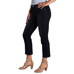 JAG Jeans Women's Lena Straight Ankle Pant, Dark Indigo, 10
