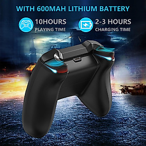 SZYUYU 【Upgraded Wireless Controller with 2.4GHZ Wireless Adapter for Xbox One/Xbox One S/Xbox One X/Xbox Series X/Xbox Series S Consoles,Steam PC Windows 10 and above, Black