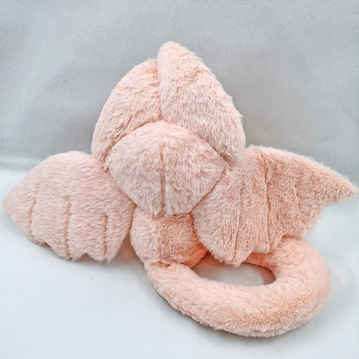 PEACH CAT Cute Bat Bunny Plush Pillow Kawaii Bat Rabbit Stuffed Animal for Kids Pink 12"