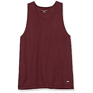 Amazon Essentials Men's Tech Stretch Tank Baselayer, Burgundy, XX-Large