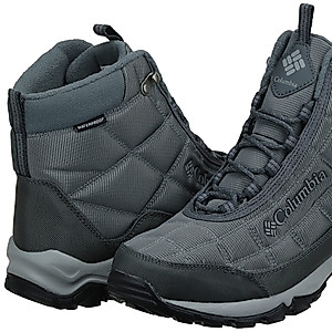Columbia Men's Firecamp Boot, Titanium Grey Steel/Graphite, 15