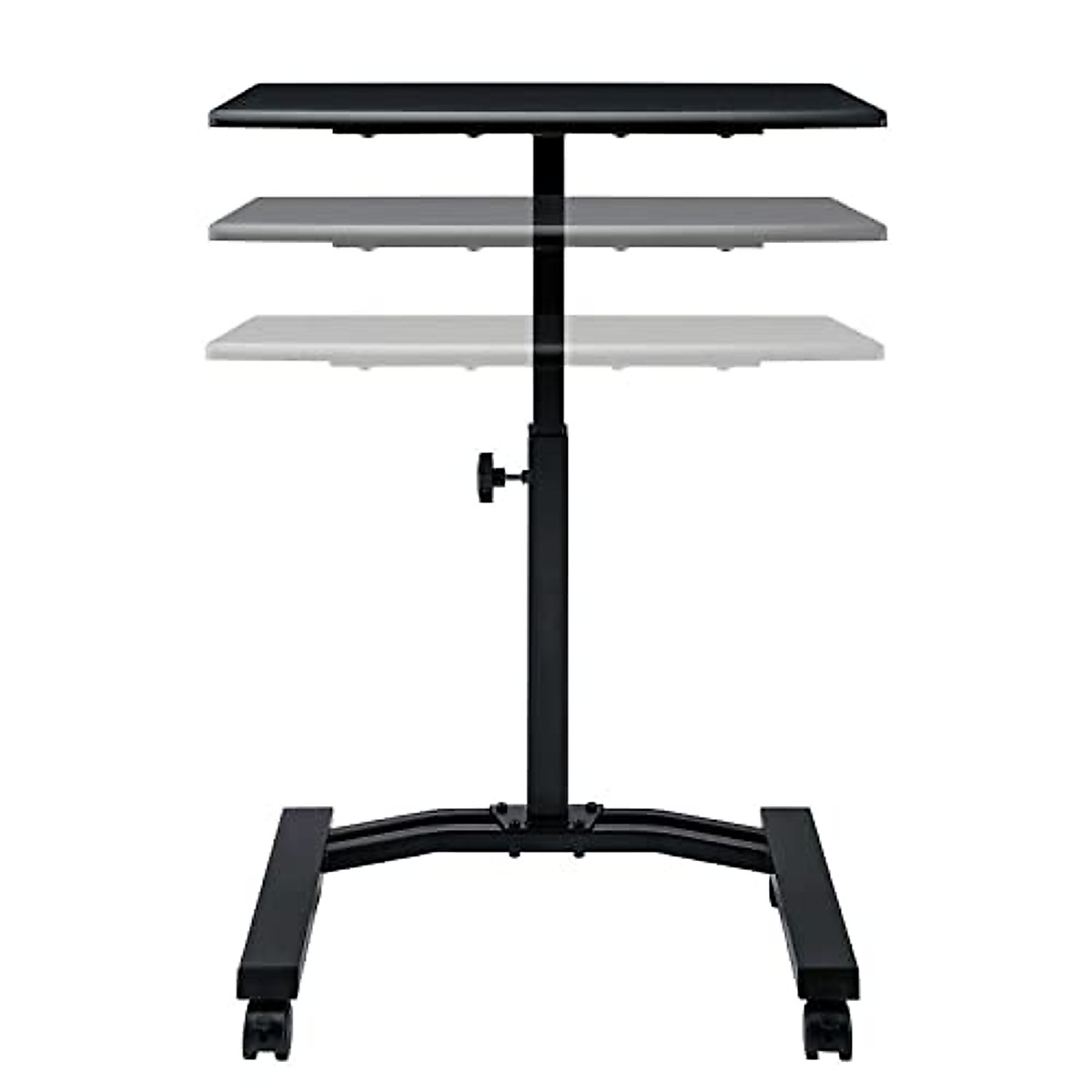 JTSQ Mobile Laptop Computer Desk CART Height-Adjustable Home Office Office Furniture Standing Desk Computer Desk Stand up Desk Gaming Desk Standing Desk Office Desk Office Desk Accessories