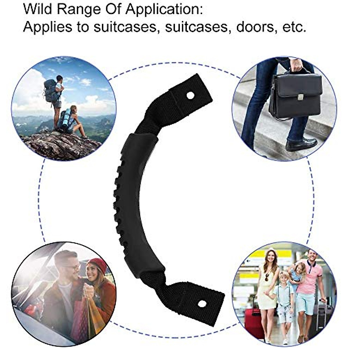 Vbestlife Replacement Handles for Kayak,1 Pair Durable Canoe Handle Replacement Accessory Kit for Kayaks Suitcase Luggage Wilderness Ride 135 Accessories