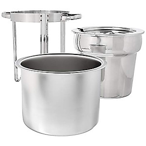 Winco 207 Stainless Steel Soup Warmer, 7-Quart, Medium