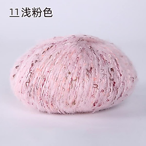 Mohair Yarn for Woven Hand Knitting Crochet Knitting for Sweater Scarf Hathilos 50g/Ball (Color : 13)