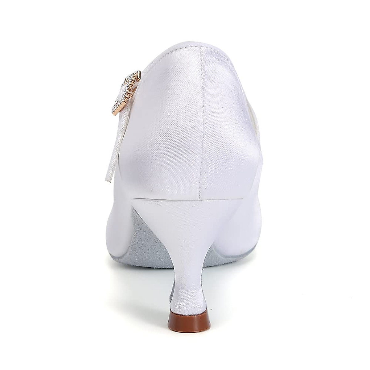 HIPPOSEUS Women's Ballroom Latin Dance Shoes Closed toe Suede sole 7B(M) US