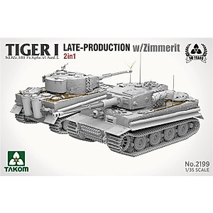 Takom 2199 1/35 TIGER I LATE w/ZIMMERIT Sd.Kfz.181 Pz.Kpfw.VI