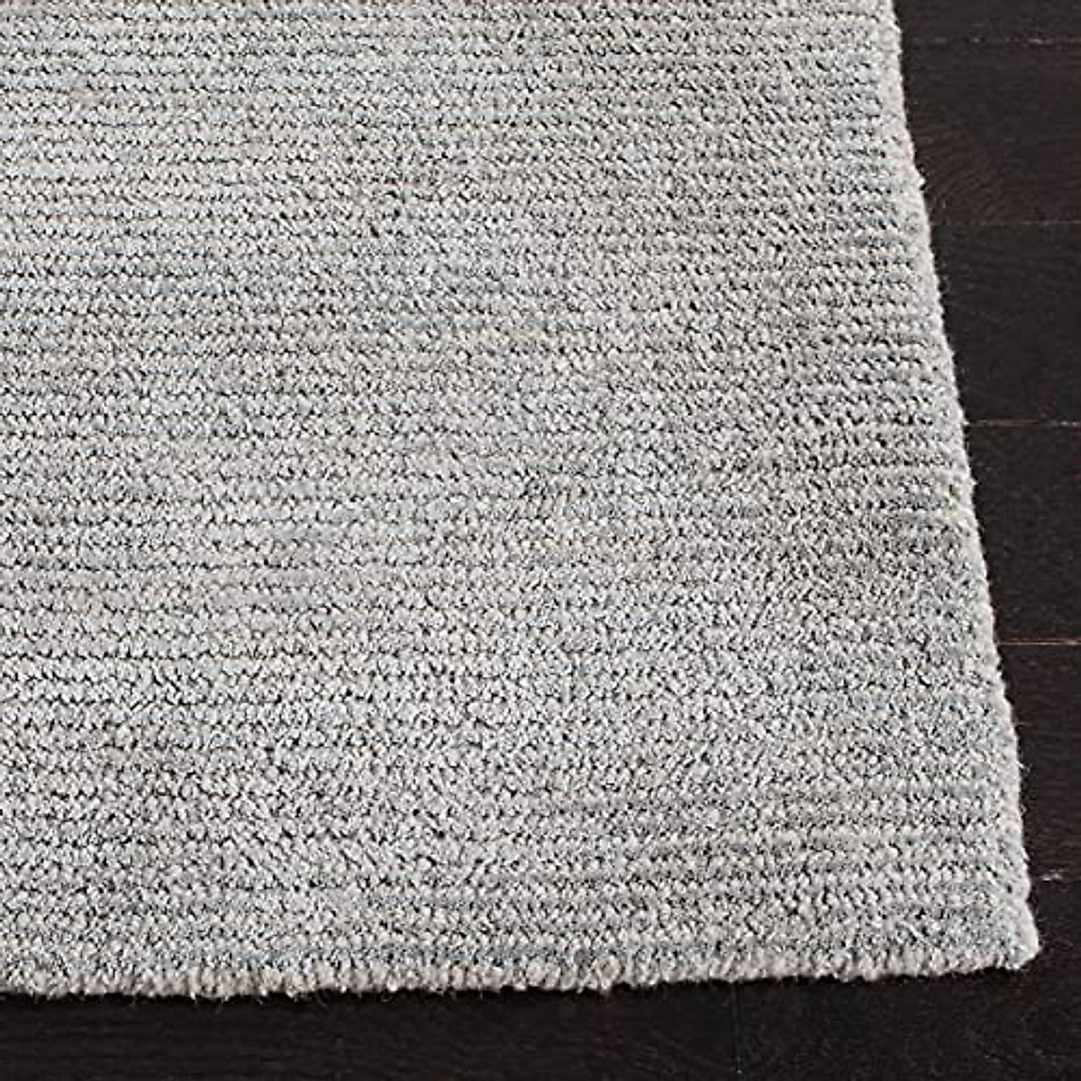 SAFAVIEH Himalaya Collection 5' x 8' Grey HIM152F Handmade Premium Wool & Viscose Area Rug