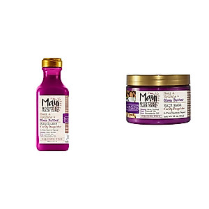 Maui Moisture Heal & Hydrate + Shea Butter Hair Mask & Leave-In Conditioner Heal & Hydrate + Shea Butter Conditioner to Repair & Deeply Moisturize Tight Curly Hai