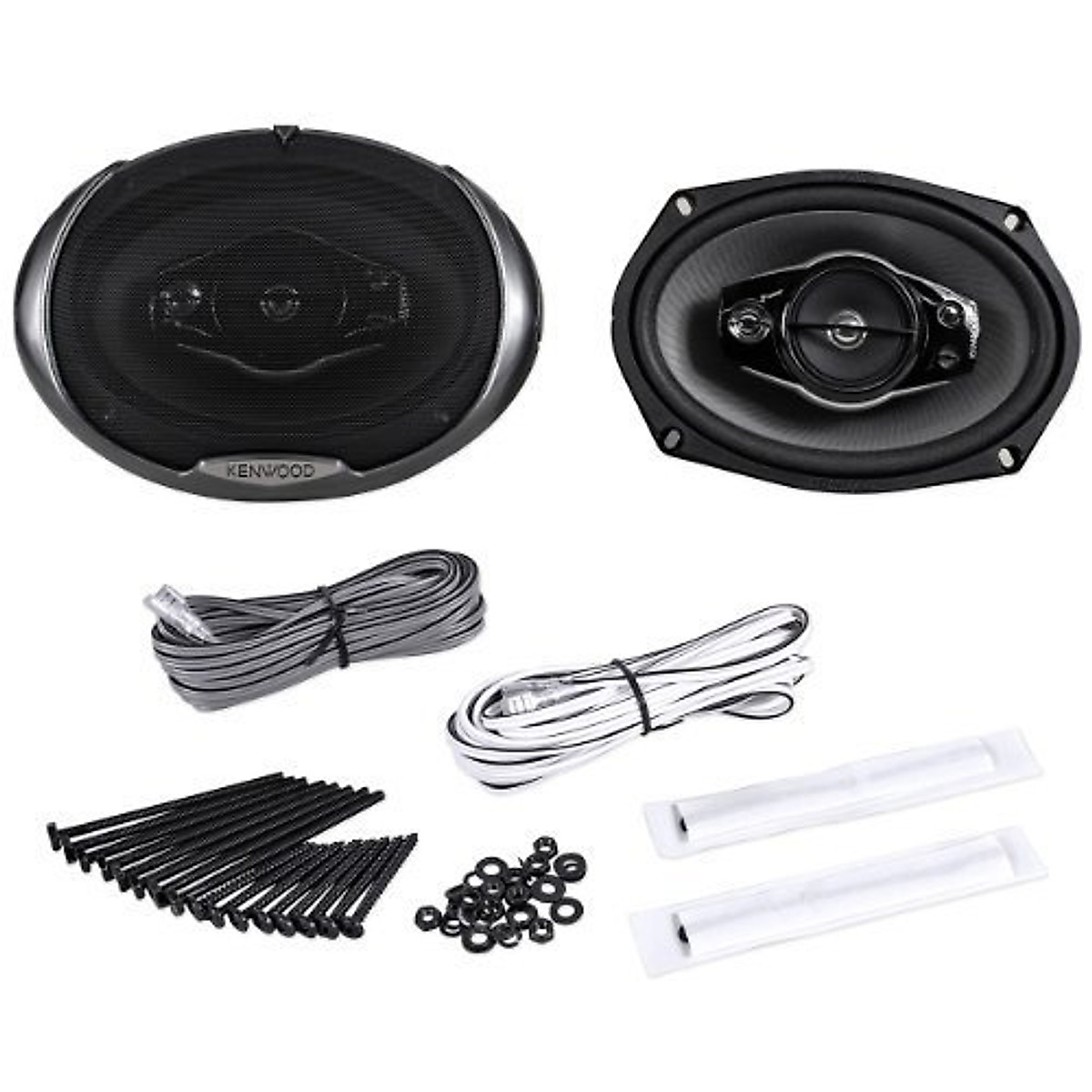 Kenwood KFC-6994PS 6”x9” 500 Watt 5-Way Car Audio Coaxial Speakers 6x9 With Grilles