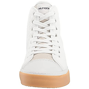 Tommy Hilfiger Women's Evee Sneaker, White, 8