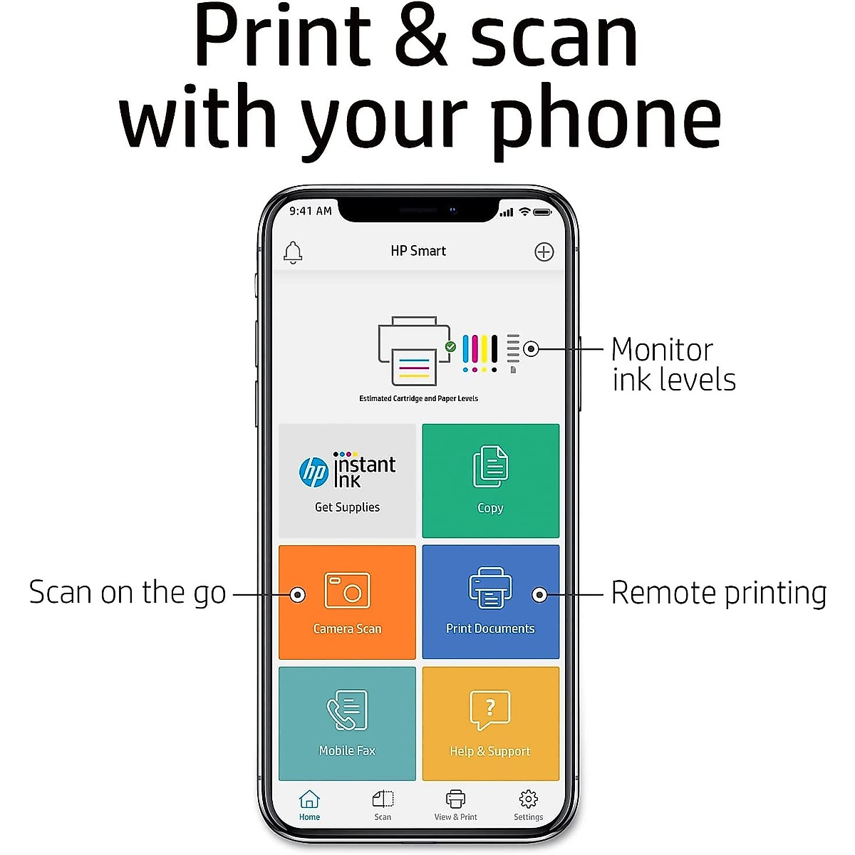 HP OfficeJet Pro 6978 Wireless All-in-One Color Inkjet Printer for Home Office, Black - Print Scan Copy Fax - 2.65" Touchscreen, 20 ppm, 8.5" x 14", 35-Sheet ADF, Auto Duplex Printing, Ethernet