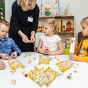 Bible Bingo Game for Kids Adults Christian Sunday Church Game Bible Activities 24 Bingo Cards Sets for Family Open Day Vacation Bible School Decorations, Easter Gifts, Holiday Party Favors Supplies