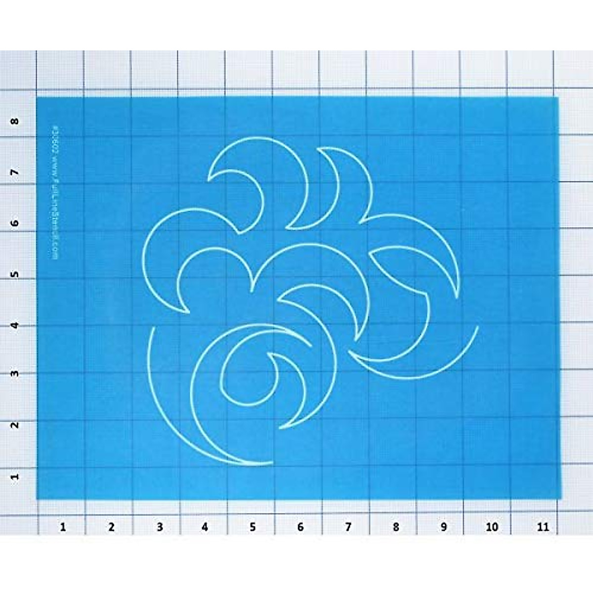 Hancy Creations 30602 Overall Swirl Full Line Stencils