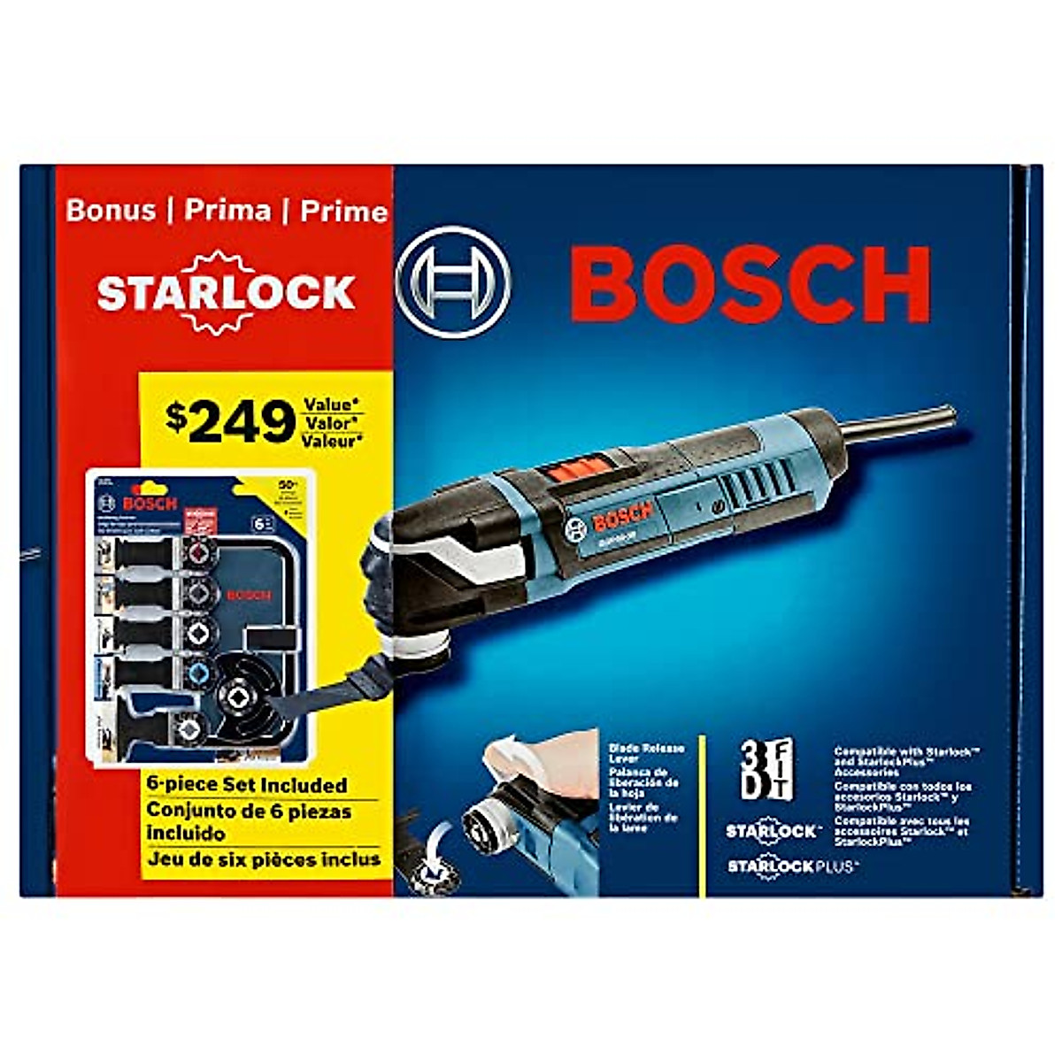 Bosch OSL6-GOP40 StarlockPlus Oscillating Multi-Tool Combo Kit
