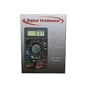 7 Function Digital Multimeter AC DC Voltage Resistance Current Transistor Diode Audible Continuity Buzzer and Square Wave Output