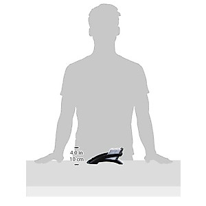 Durable Telindex Desk Address Card File, Holds 500 2.88 X 4.13 Cards, 5.13 X 9.31 X 3.56, Plastic, Graphite/black