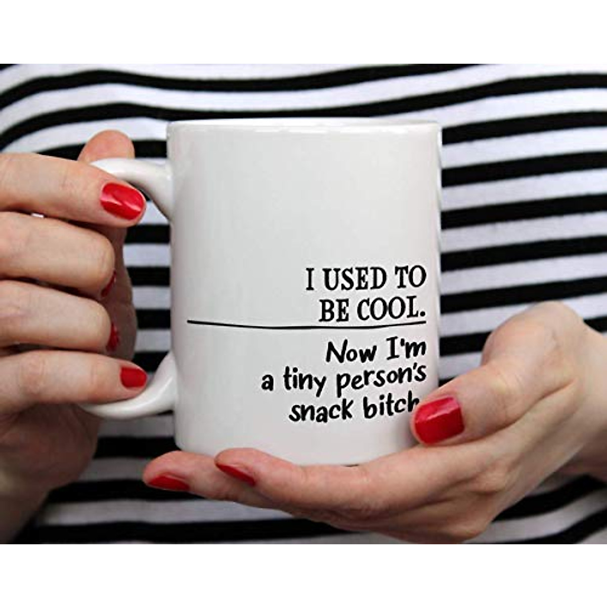 Funny Mom Dad Parents Coffee Mug, Novelty Gag Birthday Gift for Mother Father, New Mama Tea Cup (11oz)