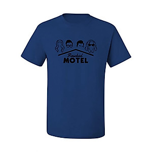 Classic Rosebud Motel Humor Men's Graphic T-Shirt, Royal, XX-Large