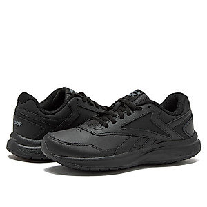 Reebok Women's Ultra 7 DMX Max Walking Shoes, Athletic White Sneakers, Black/Cold Grey/Collegiate Royal, 10