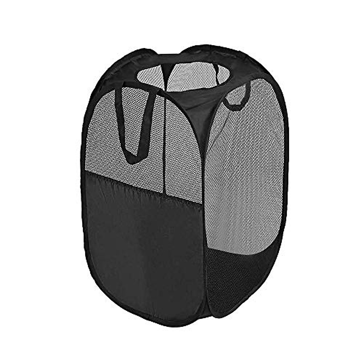DYT Mesh Pop up Laundry Hamper, Collapsible Clothes Hampers, Easy to Carry with Portable Handles