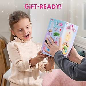 Make Your Own Unicorn Night Light - Birthday Crafts Gifts for Girls Kids, Unicorns Terrarium Kit for Kids, 3-in-1 Unicorn Toys Presents, Kawaii Arts and Crafts for Kids Age 6 7 8-12 Year Old Girl