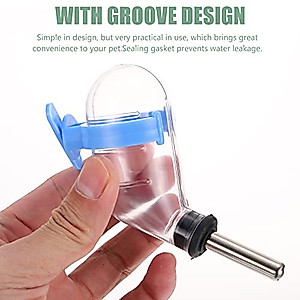 POPETPOP 4Pcs Hamster Water Bottles- Hanging Water Dispenser Small Animal Drinking Bottle for Hamsters, Mice, Rats ( 60ML )