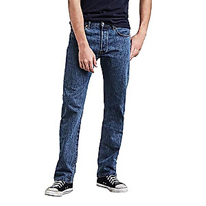 Levi's Men's 501 Original Fit Jeans (Also Available in Big & Tall), Medium Stonewash, 32W x 32L